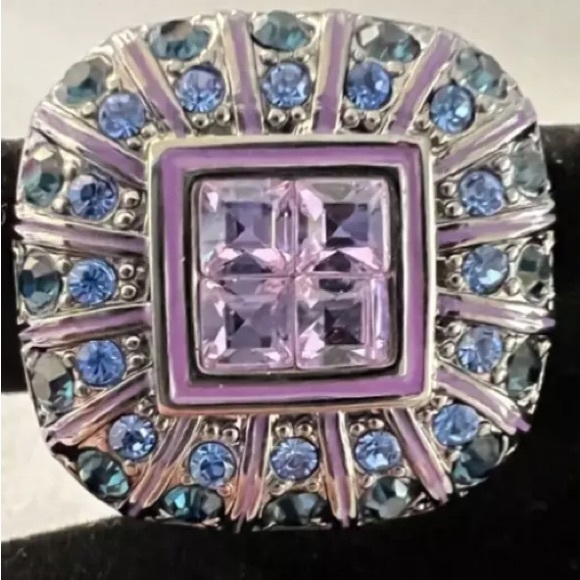 Vintage | Jewelry | Amanda Borghese Vintage Hsn Elegant Purple And Blue ...